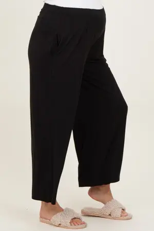 PINKBLUSH Wide Leg Ankle Lounge Pants