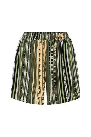 JE TE VEUX Printed Drawstring Shorts