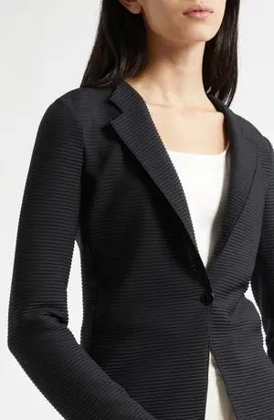 Emporio Armani Rib Jersey Jacket