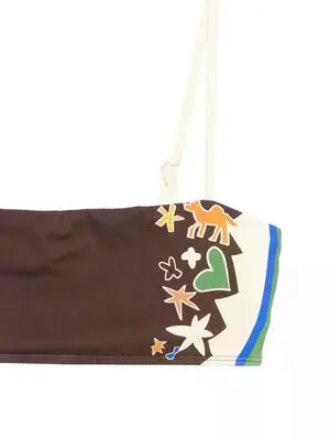 ALEMAIS Maroc Printed Bikini Top