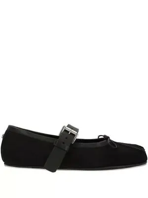 ANN DEMEULEMEESTER Zoey Buckled Ballet Flats - Black
