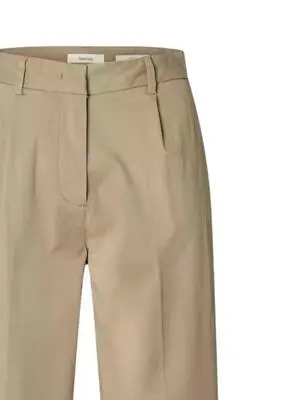 SELECTED Pleated Tailored Trousers - Neutrals