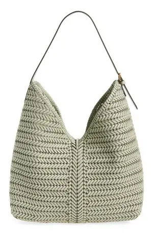 ANYA HINDMARCH Neeson Tassel Leather Hobo Bag - Iceberg