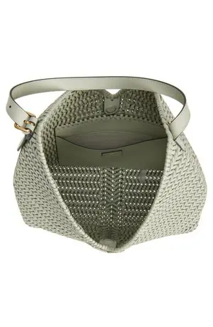 ANYA HINDMARCH Neeson Tassel Leather Hobo Bag - Iceberg
