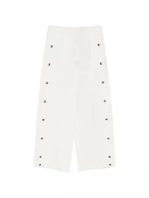 Tibi Studded Trousers - White