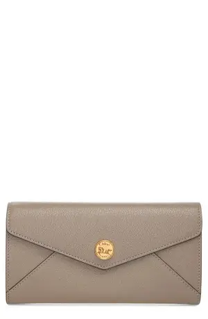 Chloé Envelope Long Wallet - Motty Grey
