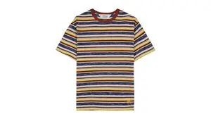 BRAIN DEAD Toni Stripe Tshirtin - Yellow