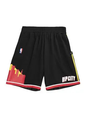 Mitchell & Ness Amine X Portland Trail Blazers Swingman Shorts - Black