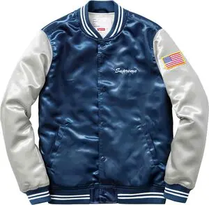 Supreme Satin Club Jacket - Blue