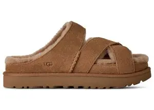 UGG Greenport Cross Strap Slide - Chestnut