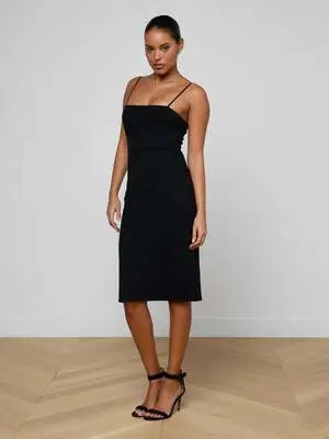 L'Agence Eira Midi Dress