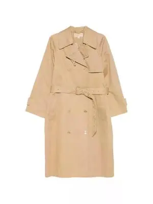 Michael Kors Belted Double-breasted Trench Coat