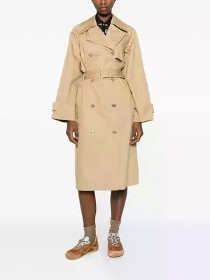 Michael Kors Belted Double-breasted Trench Coat