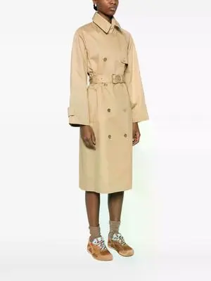 Michael Kors Belted Double-breasted Trench Coat