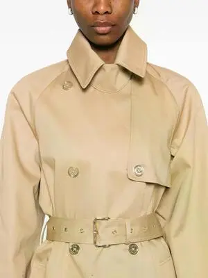 Michael Kors Belted Double-breasted Trench Coat
