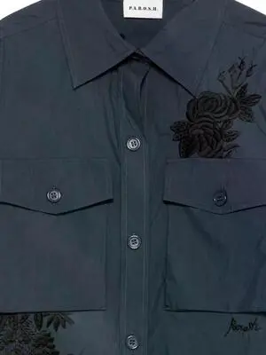 P.a.r.o.s.h Ninja Embroidered Shirt