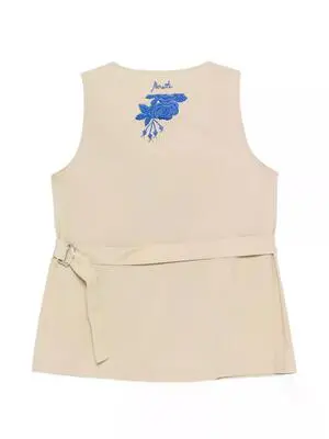 P.a.r.o.s.h Embroidered Sleeveless Top