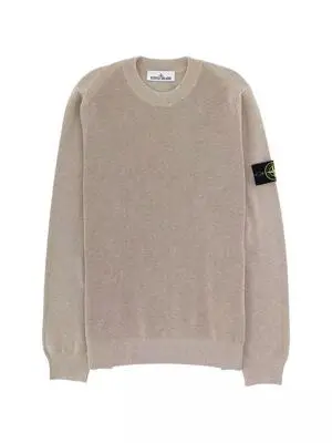 Stone Island Crew-neck Knit Sweater - Neutrals