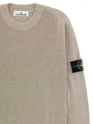 Stone Island Crew-neck Knit Sweater - Neutrals