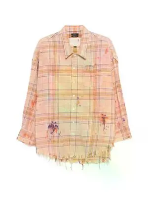 R13 Plaid-pattern Shirt