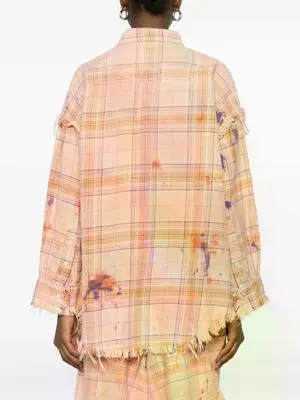 R13 Plaid-pattern Shirt