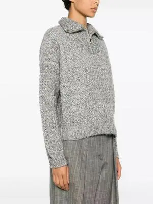 Ba&sh High-neck Knitted Jumper
