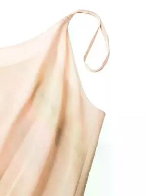 MAISON MARGIELA Draped Silk Mini Dress