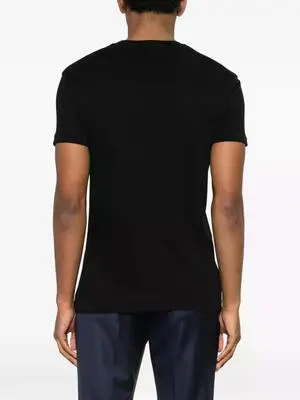 TOM FORD Perforated Crew-neck T-shirt - Black