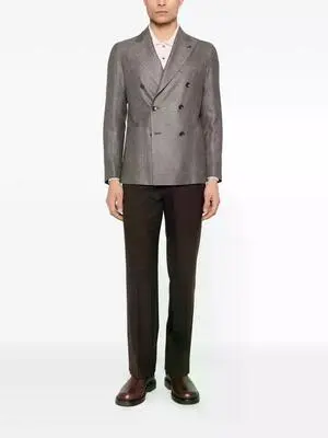 Tagliatore Double-breasted Blazer - Grey