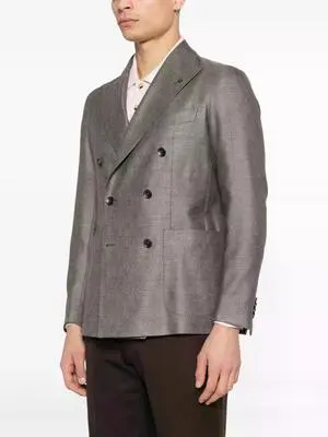 Tagliatore Double-breasted Blazer - Grey