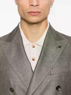 Tagliatore Double-breasted Blazer - Grey