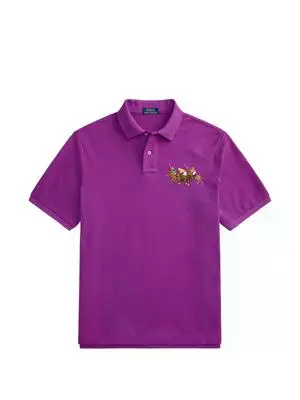 Polo Ralph Lauren Logo-embroidered Polo Shirt - Purple