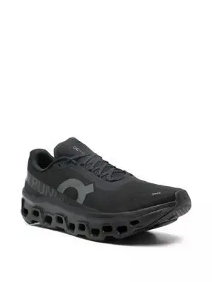 On Cloudmonster Lace-up Sneakers - Black