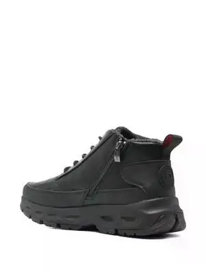 BUGATTI Embossed Lace-up Booties