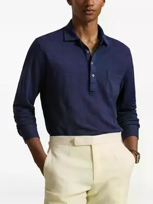 Polo Ralph Lauren Long-sleeve Linen Polo Shirt