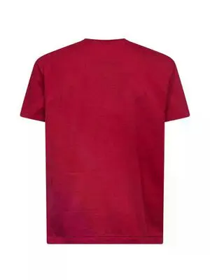 Polo Ralph Lauren Ribbed V-neck T-shirt - Red