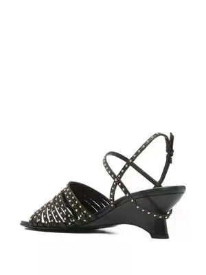 Khaite Studded Strappy Sandals