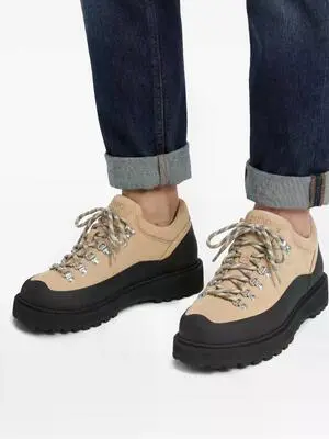 Diemme Cornaro Logo-embossed Hiking Boots - Neutrals