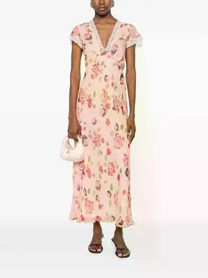 Rixo Clarice Midi Dress