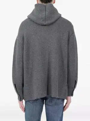 RE_BRANDED Hooded Zip-up Cardigan