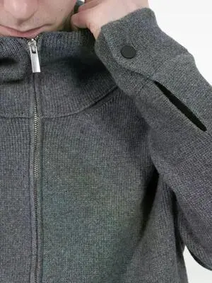 RE_BRANDED Hooded Zip-up Cardigan