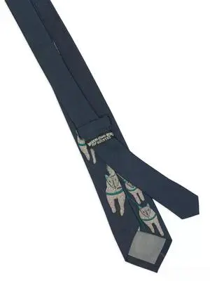 Kapital Printed Neck Tie - Blue