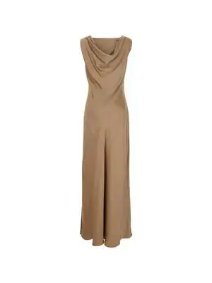 Antonelli Firenze Cowl-neck Maxi Dress