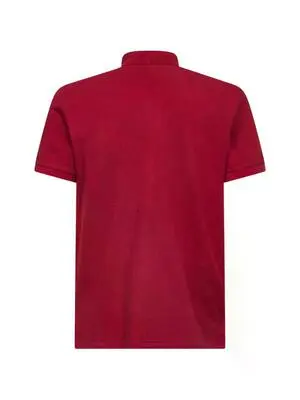 Polo Ralph Lauren Logo-embroidered Piqué Polo Shirt - Red