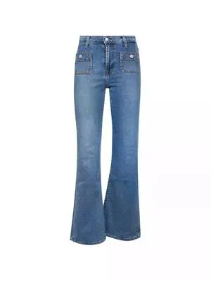 7 For All Mankind Raw Edge Hem Bottoms For Women