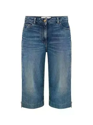 Elisabetta Franchi Denim Zip Shorts
