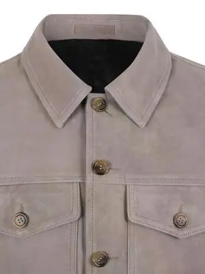 SELECTED Pockets Button Suede Jacket
