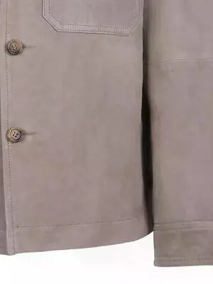 SELECTED Pockets Button Suede Jacket