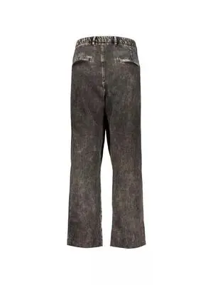 DIESEL Elasticated Wide Leg Jeans