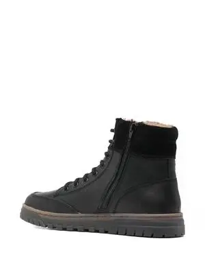 BUGATTI Lace-up Panelled Booties